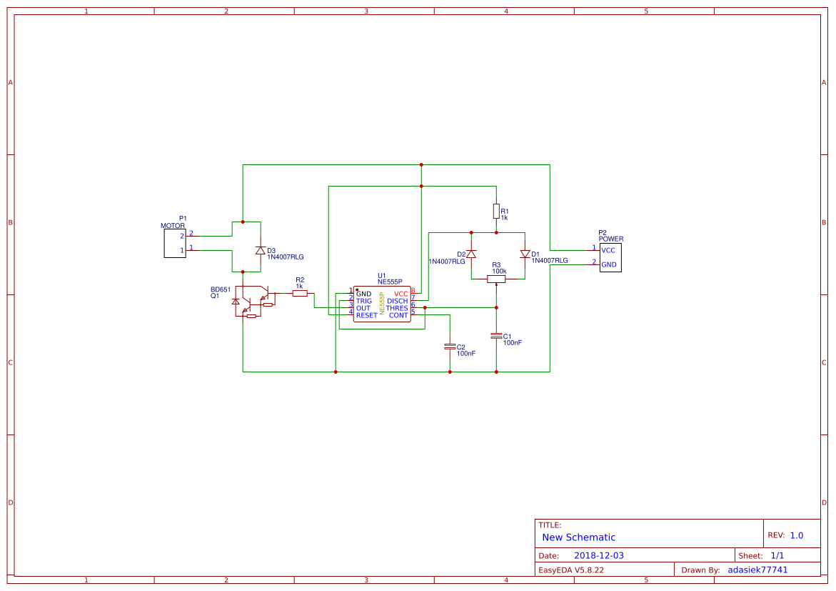 DC Motor Speed Controller - EasyEDA open source hardware lab