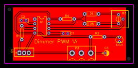 PWM dimmer NE555 1A - EasyEDA open source hardware lab