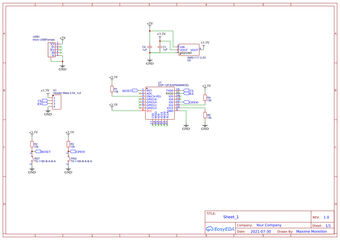 esp12f_base - EasyEDA open source hardware lab