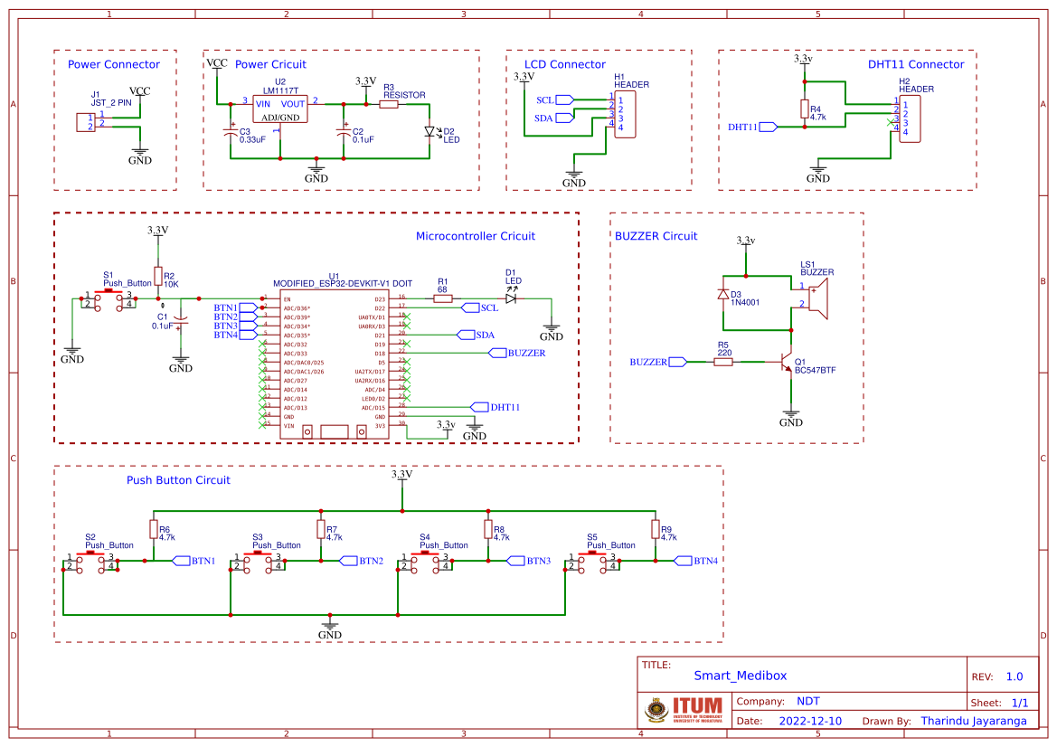 Smart Medibox - EasyEDA open source hardware lab