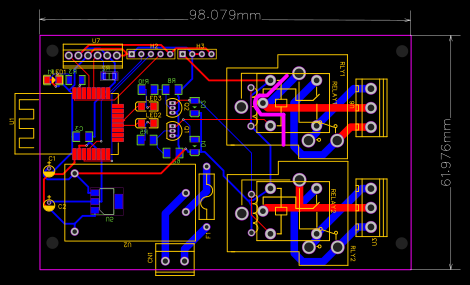 Relay Zigbee 30A - EasyEDA open source hardware lab