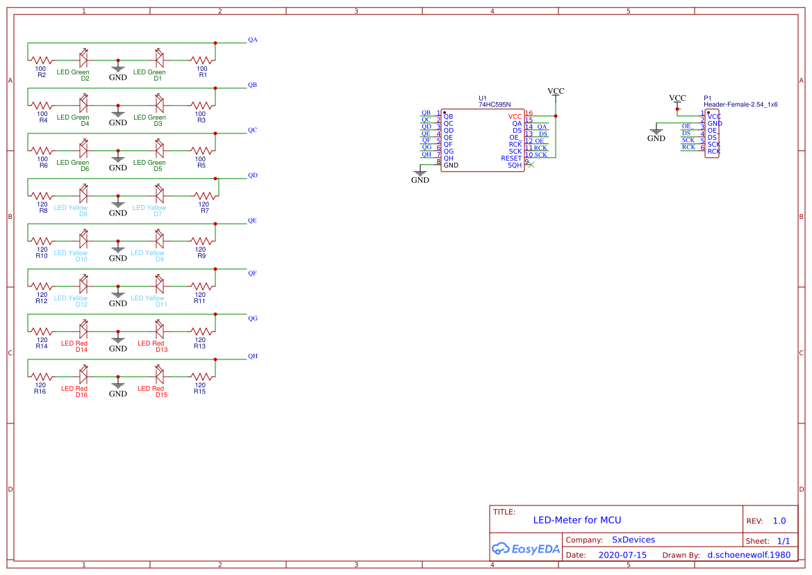 LED-Meter für MCU - EasyEDA open source hardware lab