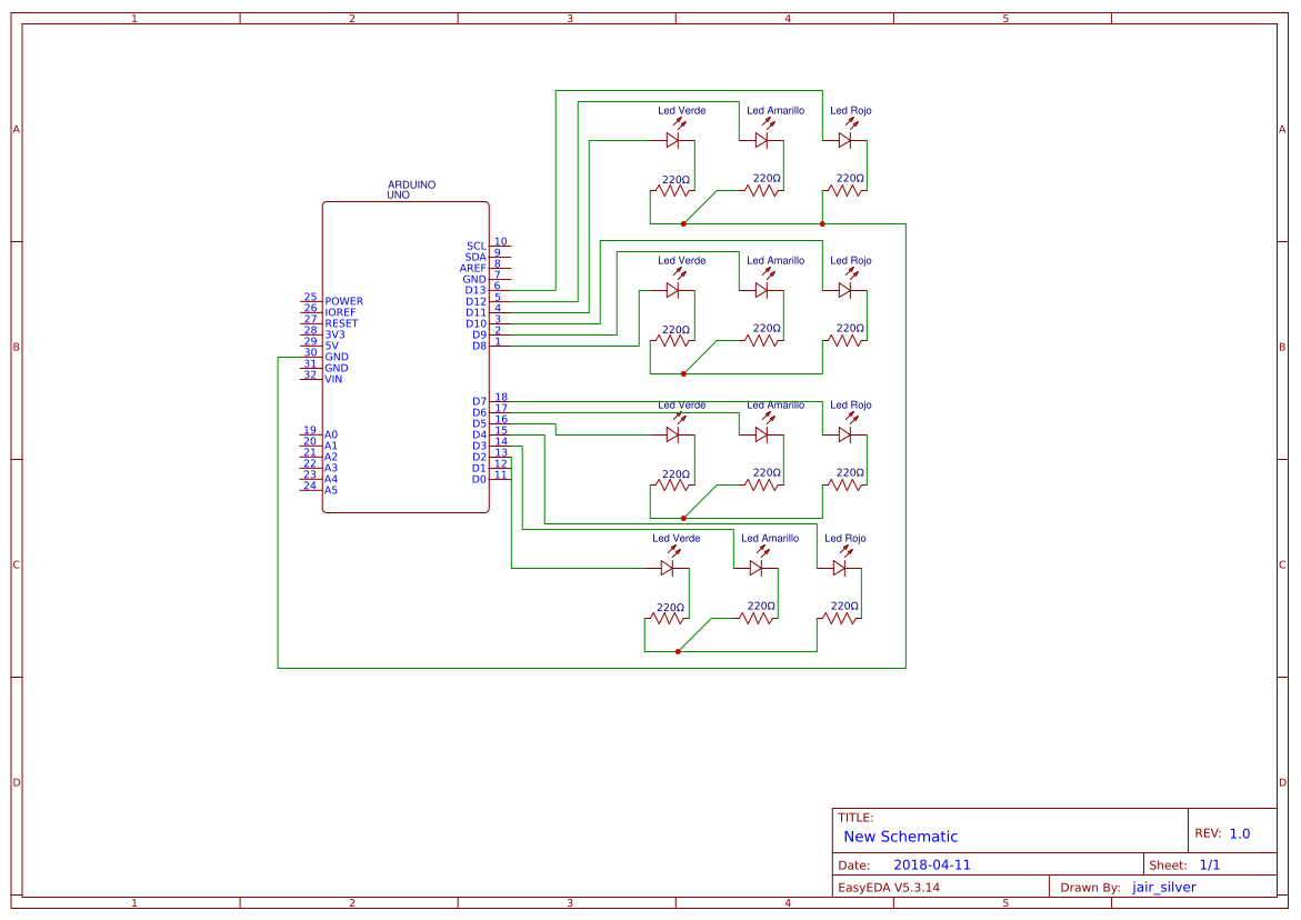 Practica 7-semaforo - EasyEDA open source hardware lab