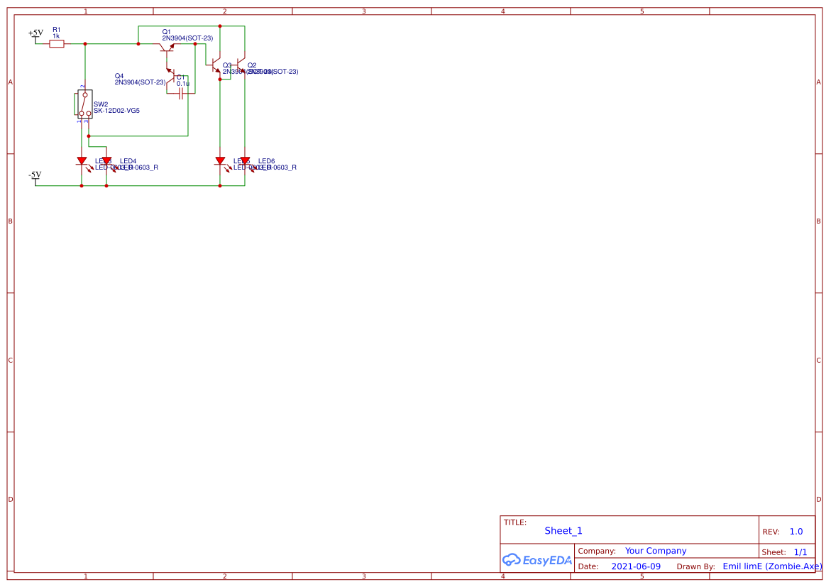 Mini dioda switch - Platform for creating and sharing projects - OSHWLab