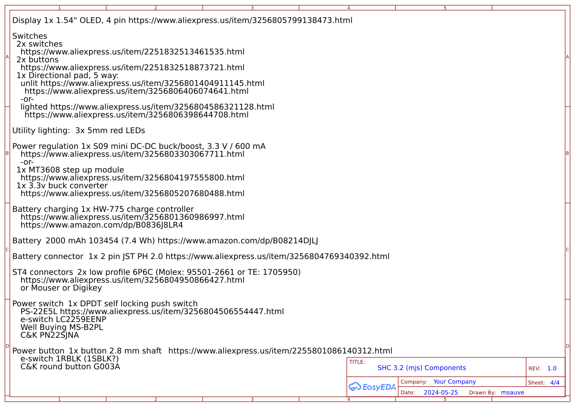 SHC 3.2mjs - OSHWLab