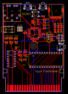 SD2ICE + Epyx Fastload - OSHWLab