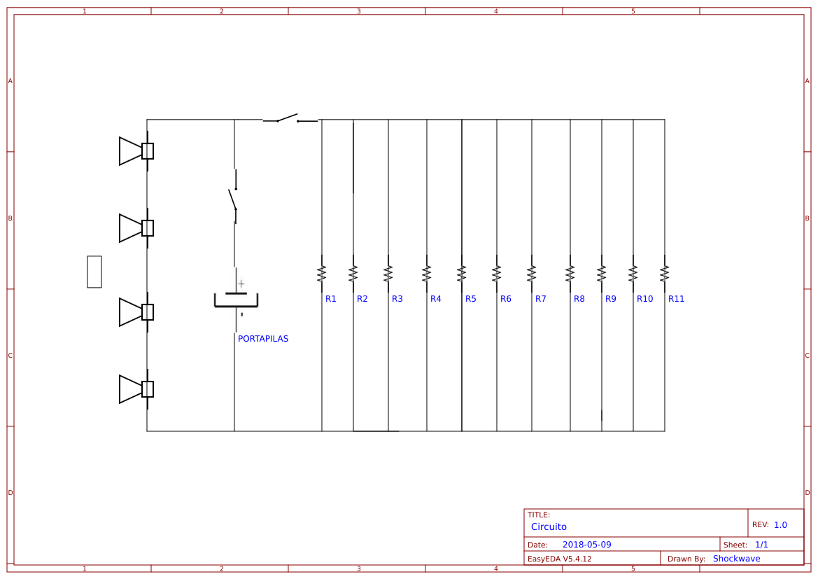 esquematico del circuito - OSHWLab