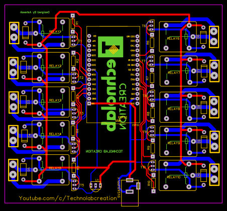 Home Automation using ESP32 - EasyEDA open source hardware lab