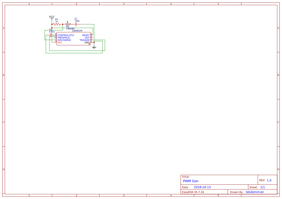 PWM Generator - EasyEDA open source hardware lab