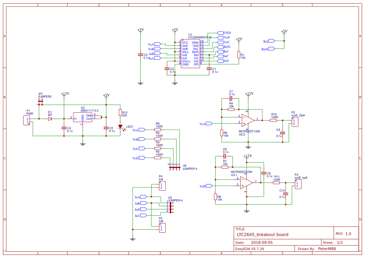 LTC2645_breakout - Platform for creating and sharing projects - OSHWLab