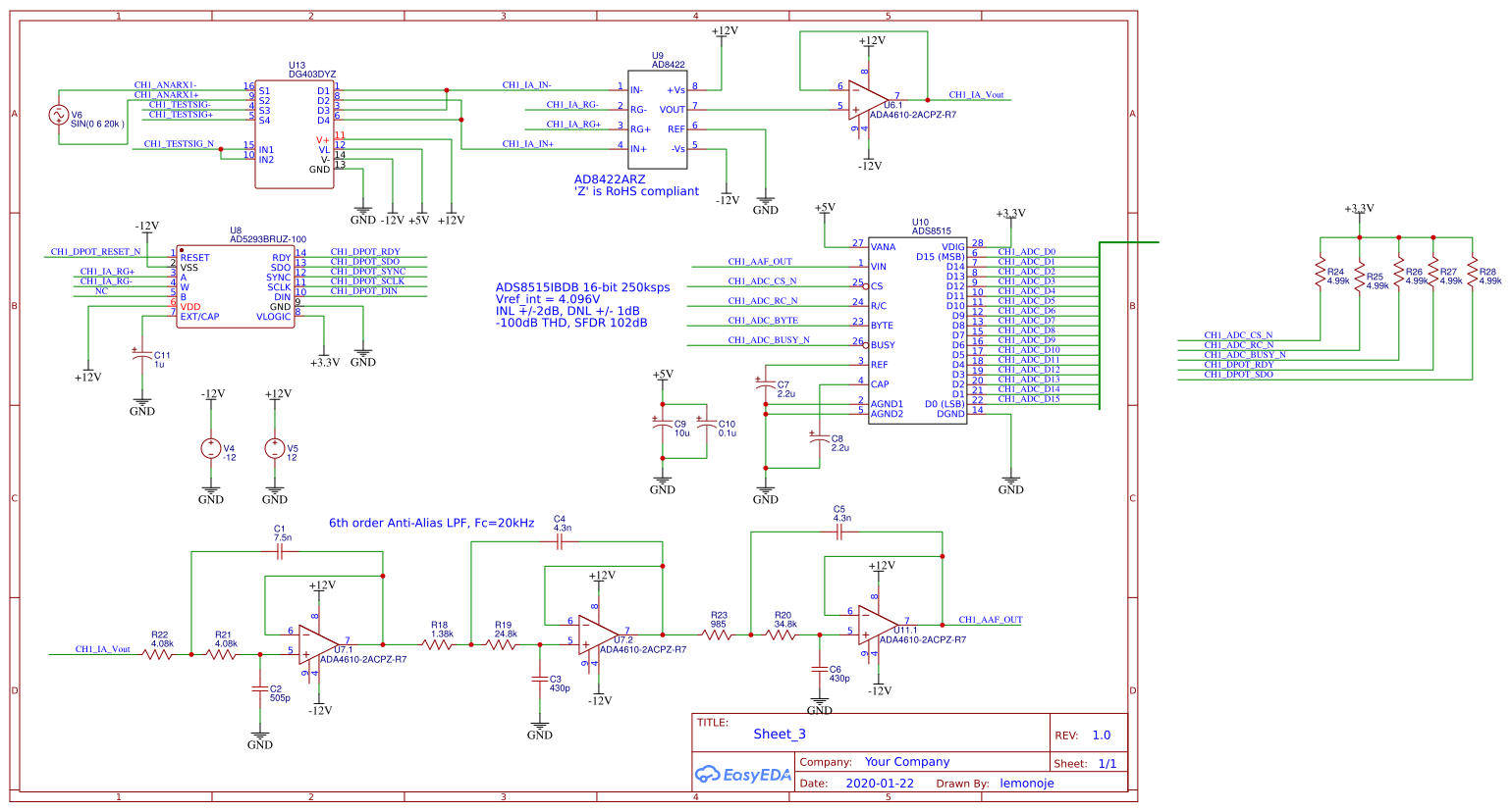 Diff_Amp1 - EasyEDA open source hardware lab