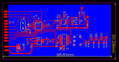 SWR analyser Arduino AD9850 AD8302 - OSHWLab