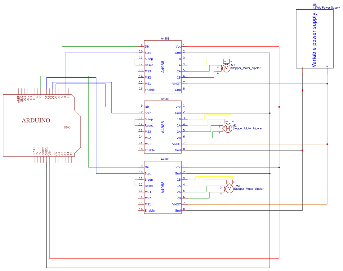 StepperDriversProftaak - EasyEDA open source hardware lab