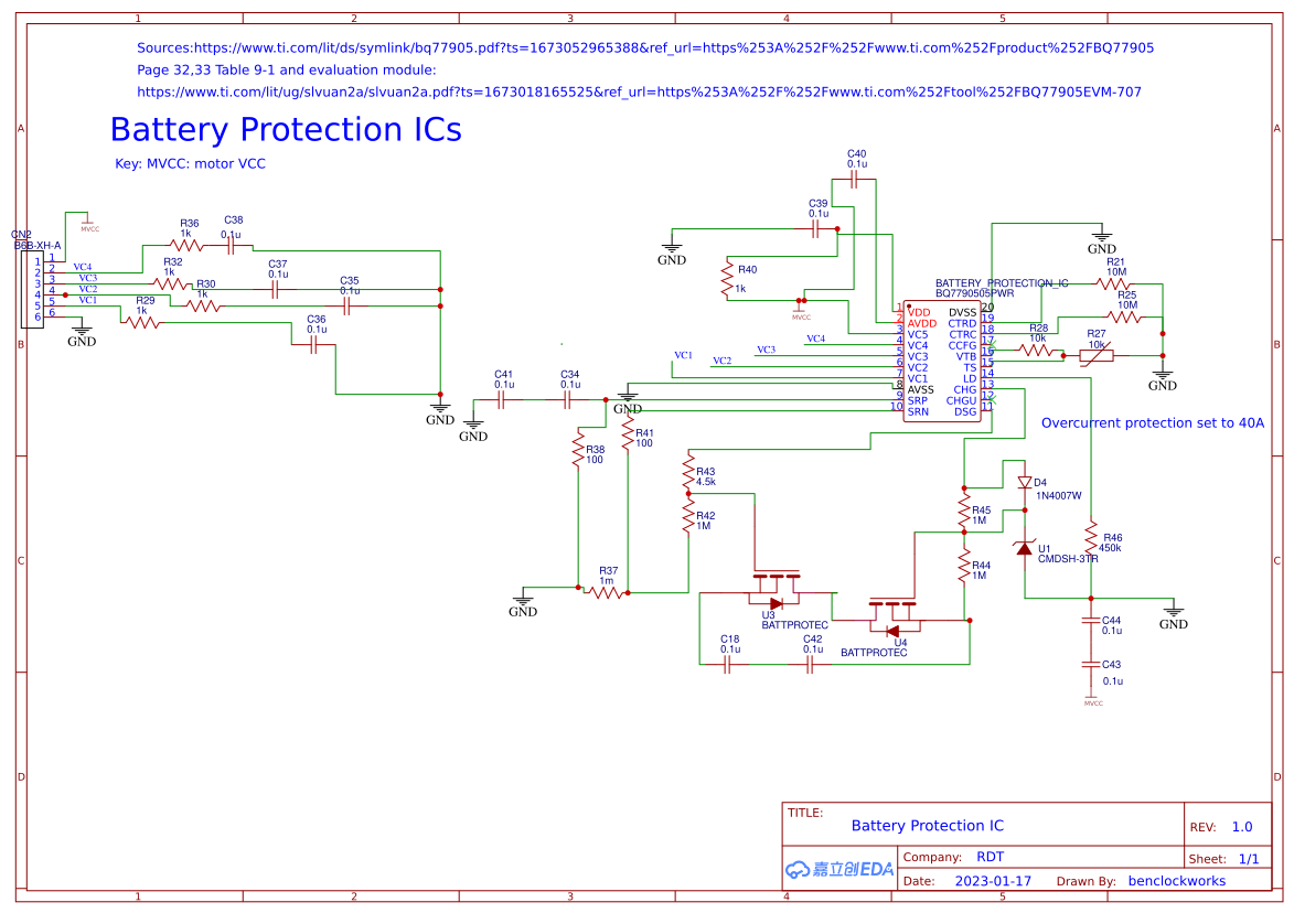 PowerDistrubutionBoard.sch copy - EasyEDA open source hardware lab