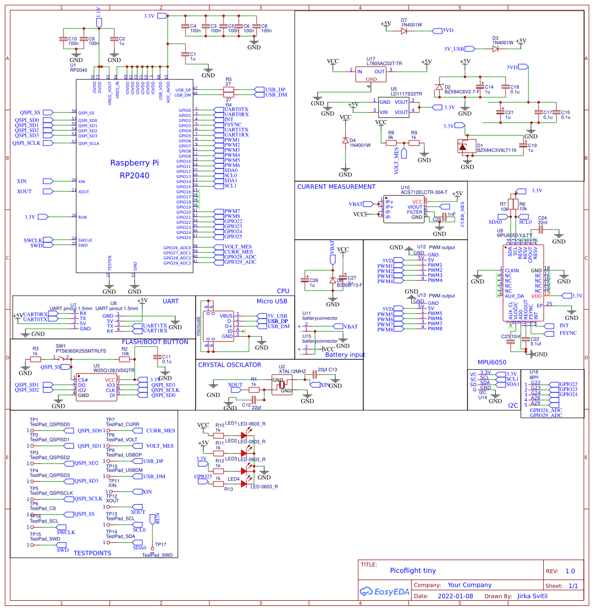 Picoflight tiny - OSHWLab
