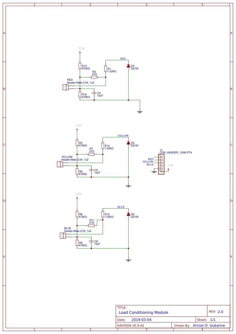 SmartNode Energy Monitoring ADC Conditioning Board - EasyEDA open source hardware lab
