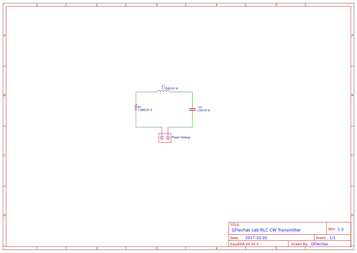 Lab: RLC CW Transmitter - EasyEDA open source hardware lab