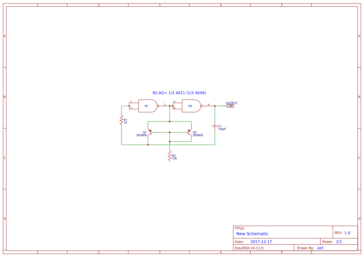The CMOS current controlled oscillator circuit (CCO) - EasyEDA open source hardware lab