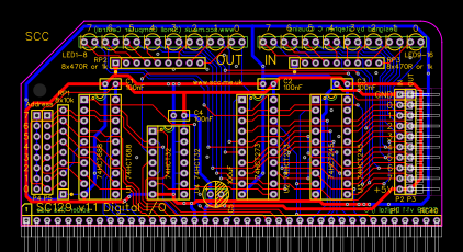 SC129 v1.1 Digital I/O for RC2014 copy - EasyEDA open source hardware lab