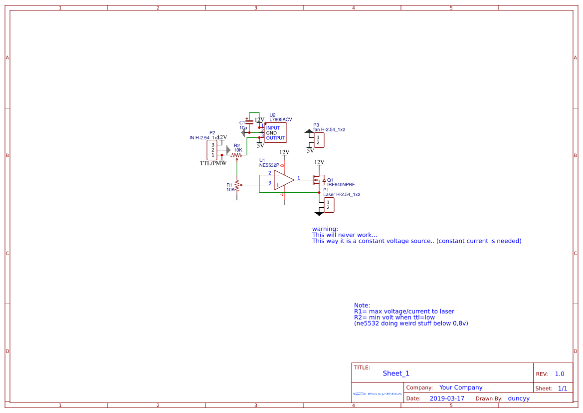 Laser driver v2 - EasyEDA open source hardware lab