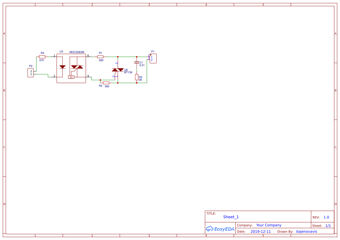 OptoTriac - Platform for creating and sharing projects - OSHWLab