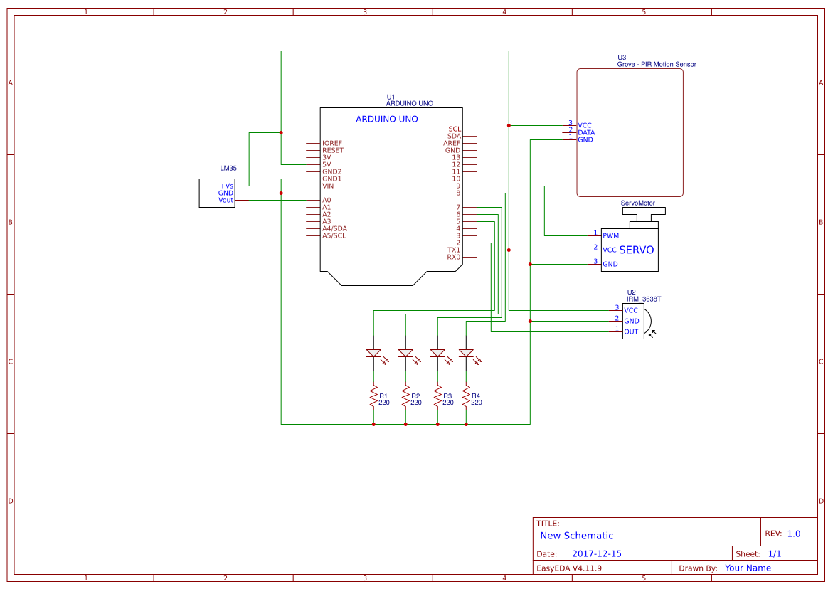 ServoMotor sensor de luz - EasyEDA open source hardware lab