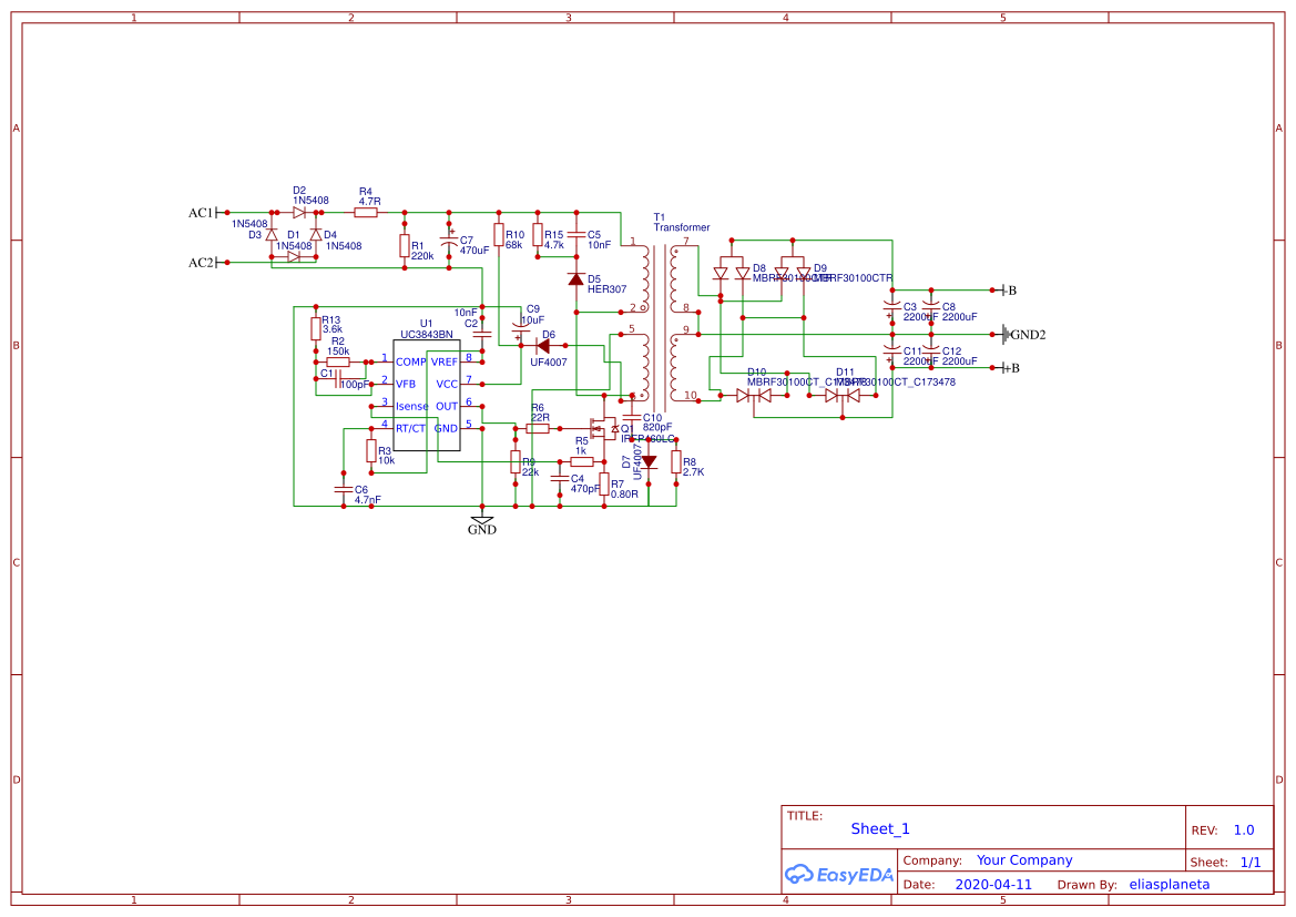 fonte uc3843 - Platform for creating and sharing projects - OSHWLab