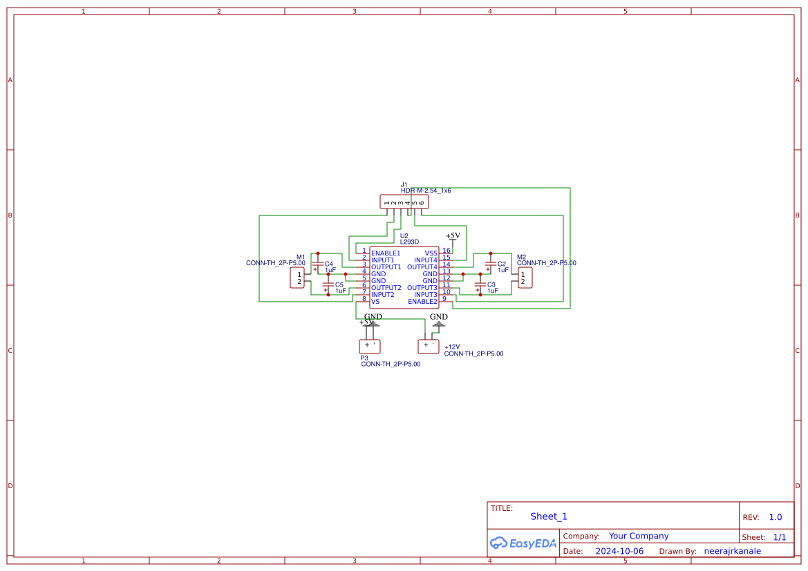 PCB Design Assignment 1: L293D Motor Driver Module - OSHWLab