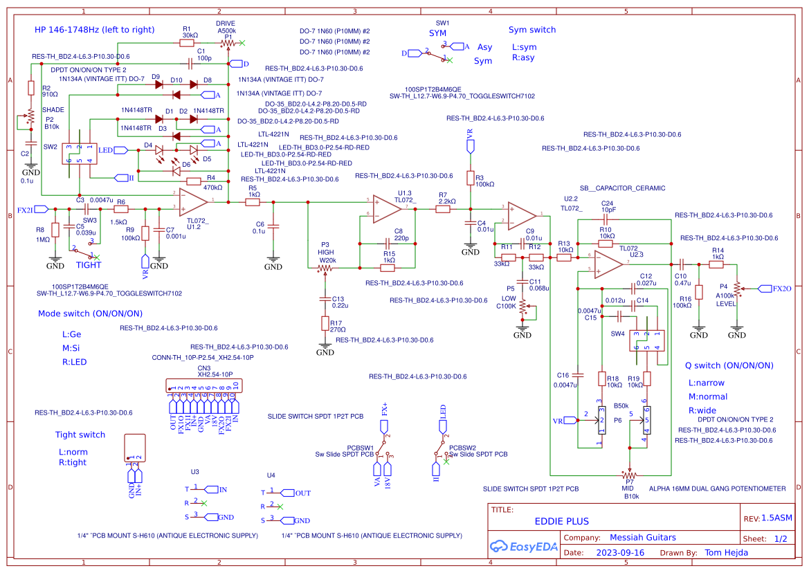 4 JJESSE EDDIE PLUS v1.6 MMXXIII - OSHWLab