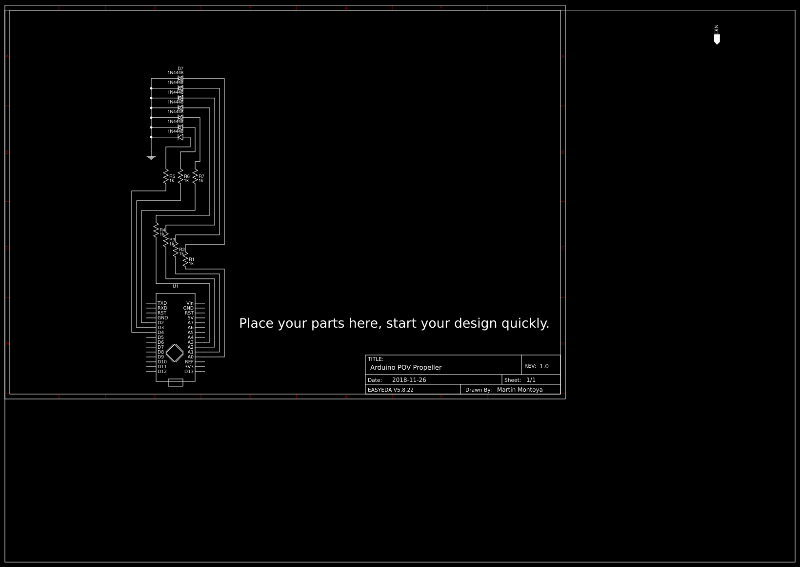 arduino pov - OSHWLab