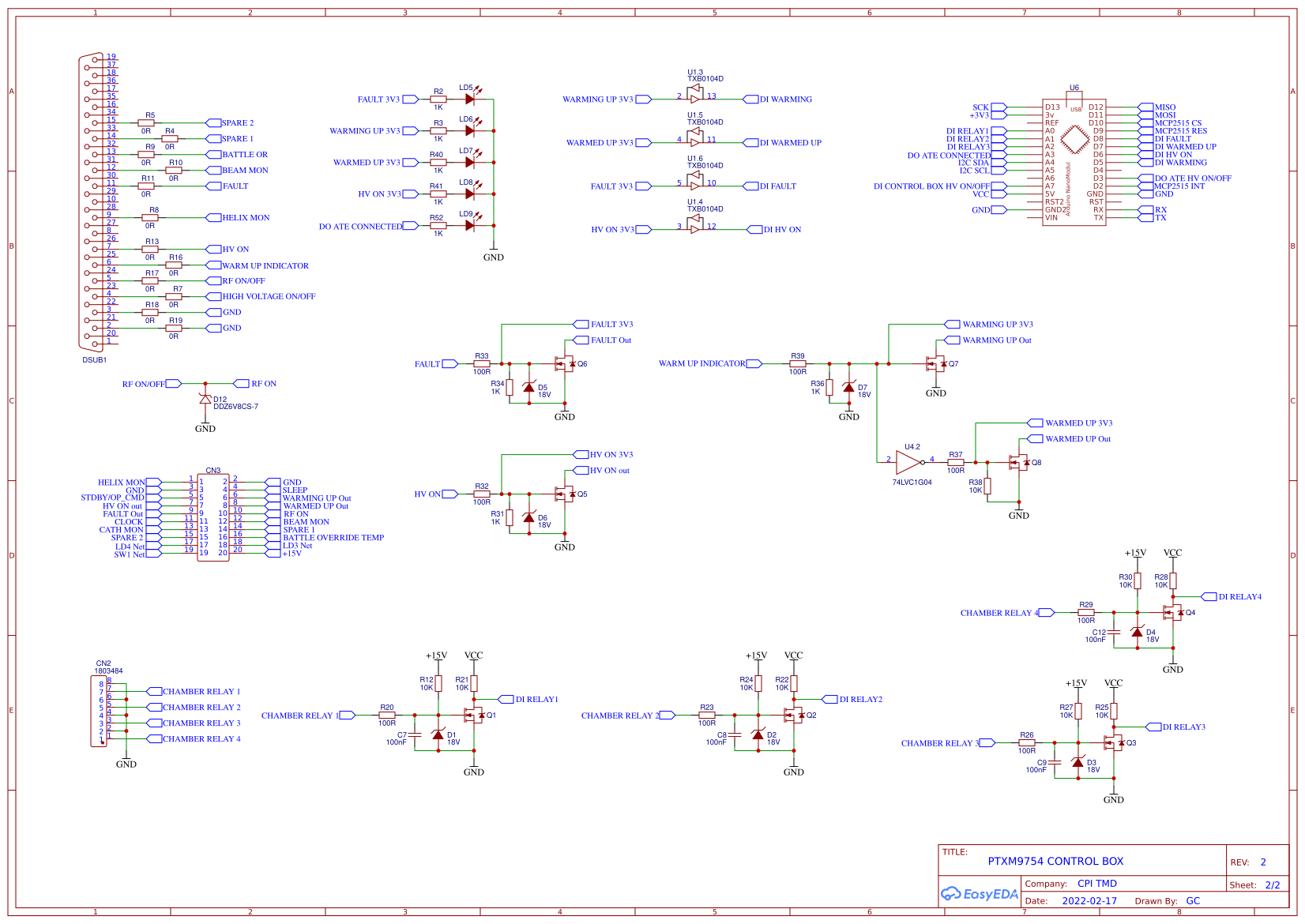 ESS PTXM9754 Control Box V2.1 - EasyEDA open source hardware lab