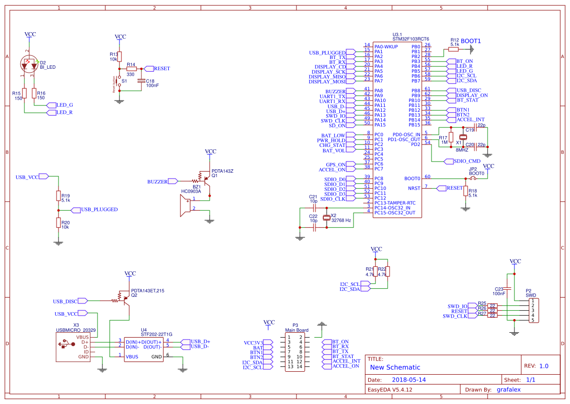 GPSLogger CPU Board - EasyEDA open source hardware lab