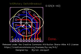 Rotary Switch Breakout (Open hardware) - OSHWLab