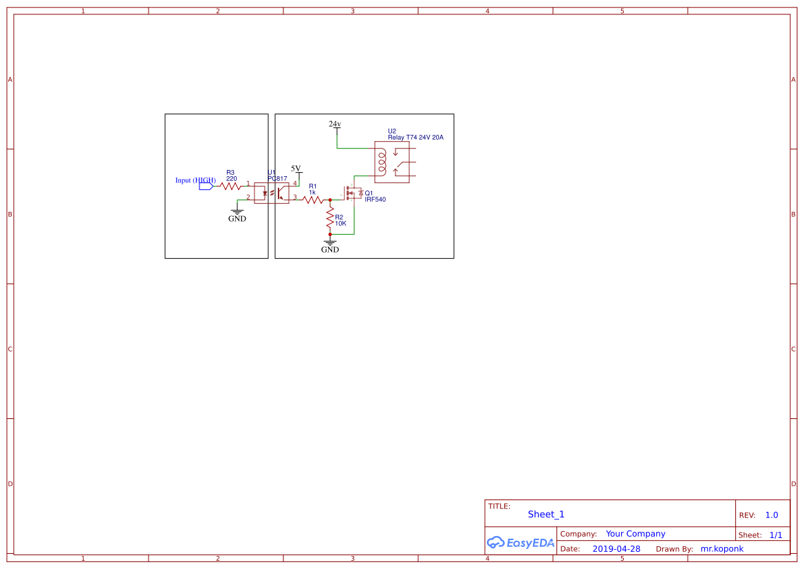 Skematik - EasyEDA open source hardware lab
