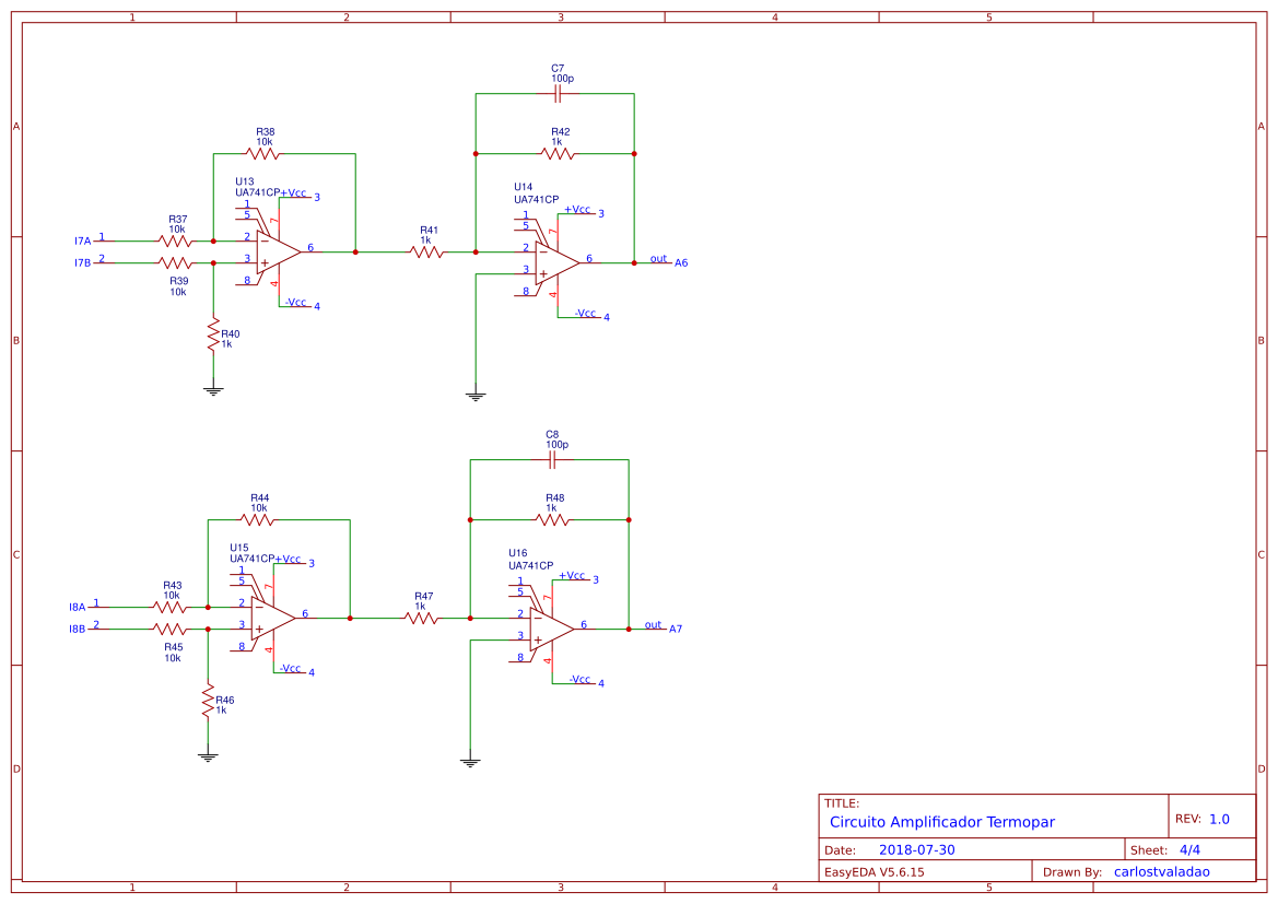 Circuito Termopar - EasyEDA open source hardware lab