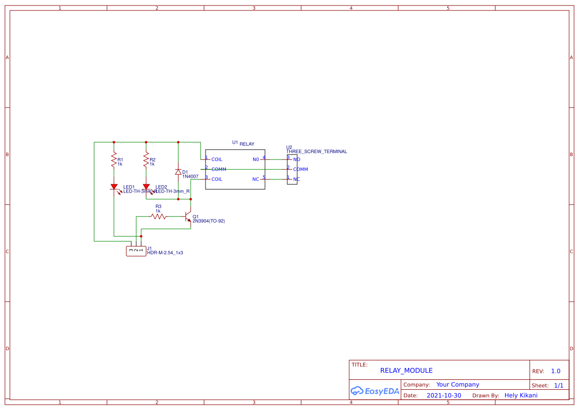 RELAY_MODULE - EasyEDA open source hardware lab
