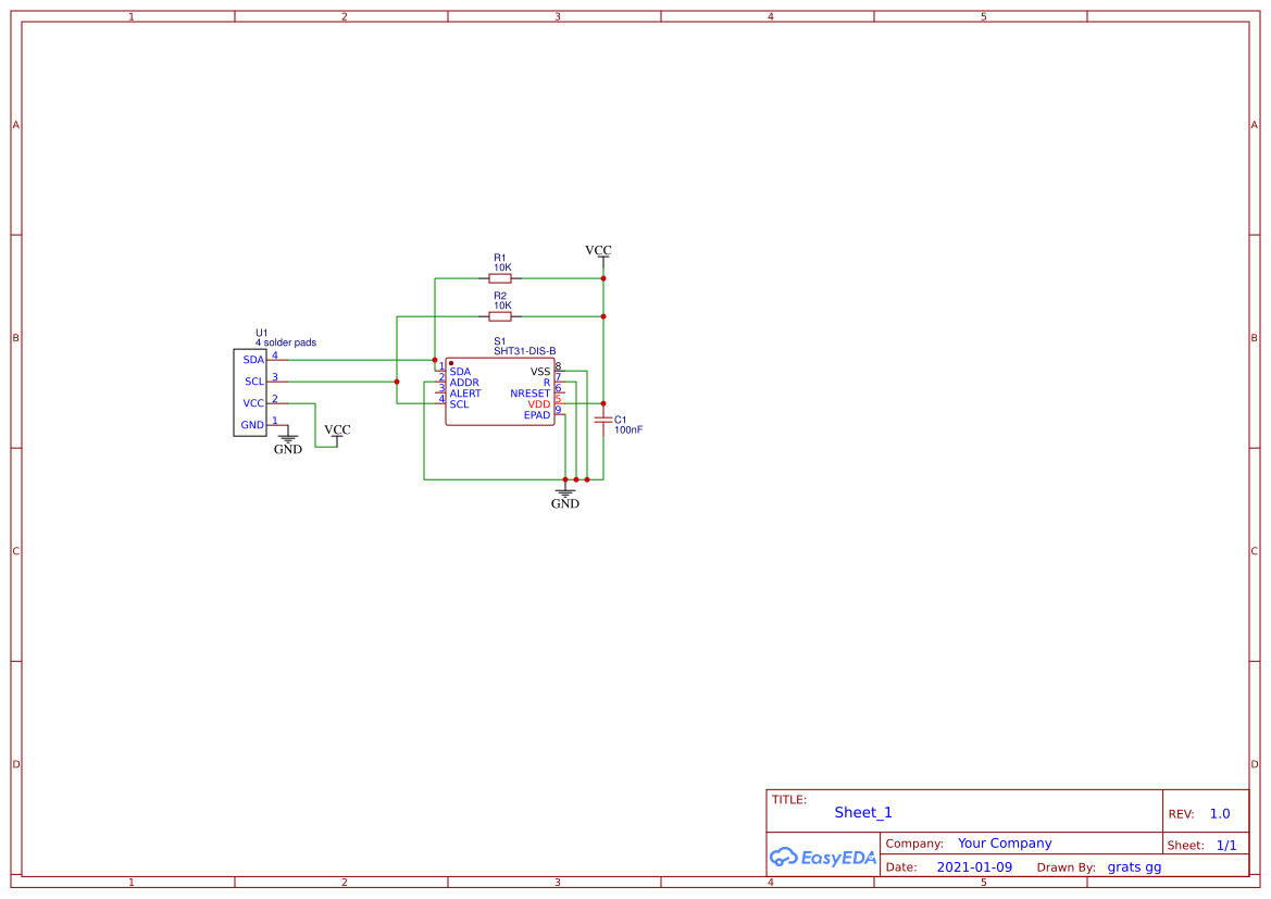 sht31 esp12f - OSHWLab
