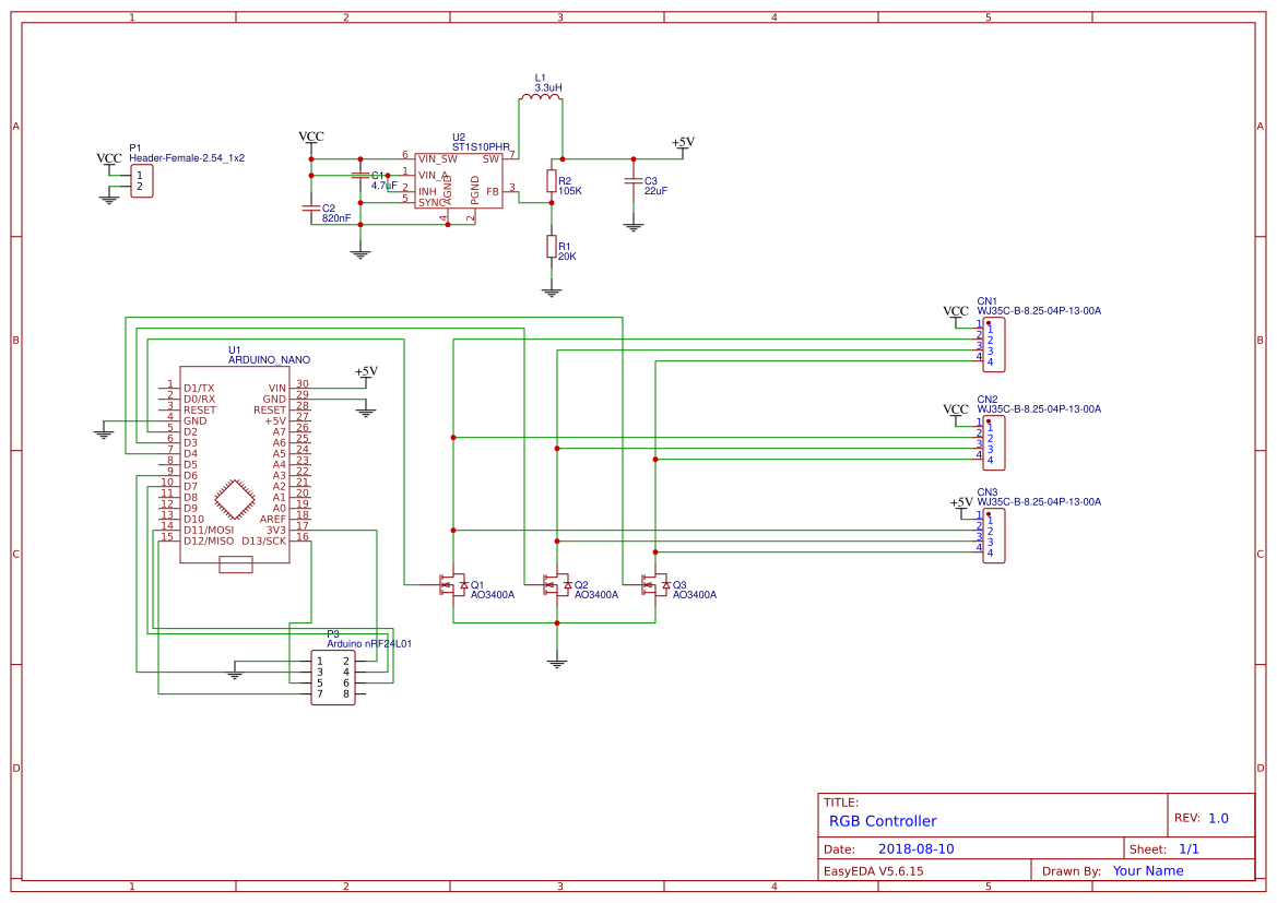 RGB Controller - OSHWLab
