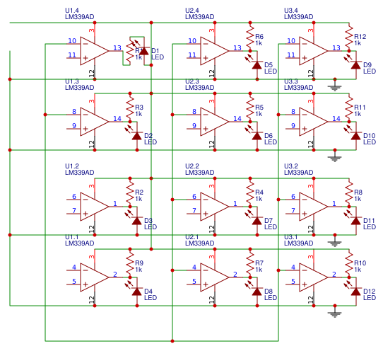 vumetro led con lm339 - EasyEDA open source hardware lab