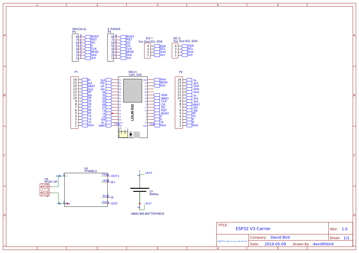 Esp32 D32 Carrier V3 Copy Platform For Creating And Sharing
