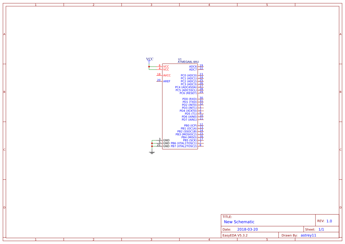 Adapter tqfp32 to dip - EasyEDA open source hardware lab