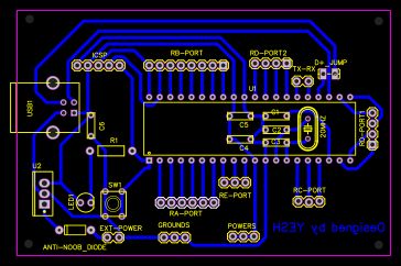 PIC18F4550 BreadBoard - OSHWLab