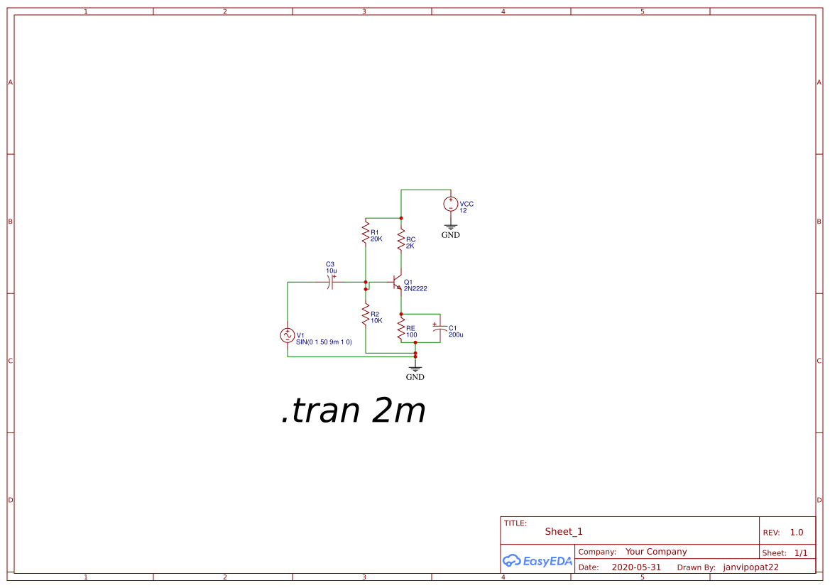 CE Amplifier Circuit - OSHWLab