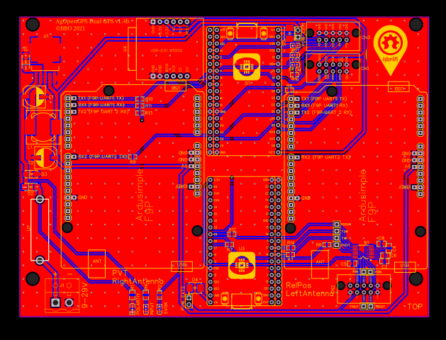 DualGPS AgOpenGPS v1.4 - OSHWLab