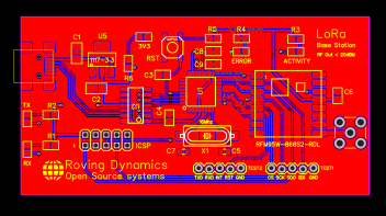 LORA Mobile BaseStation (USB/UART) ATMega328PB - OSHWLab