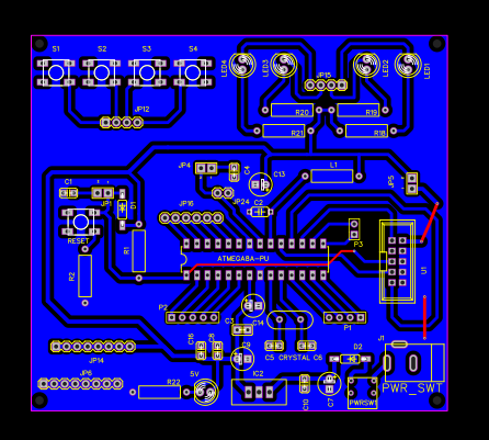 Moja plytka AVR - EasyEDA open source hardware lab