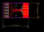 FFC FPC 5Pin Breakout - OSHWLab