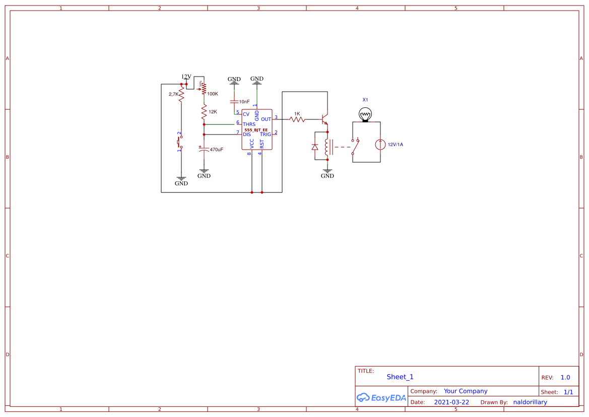 Projeto Lampada - EasyEDA open source hardware lab