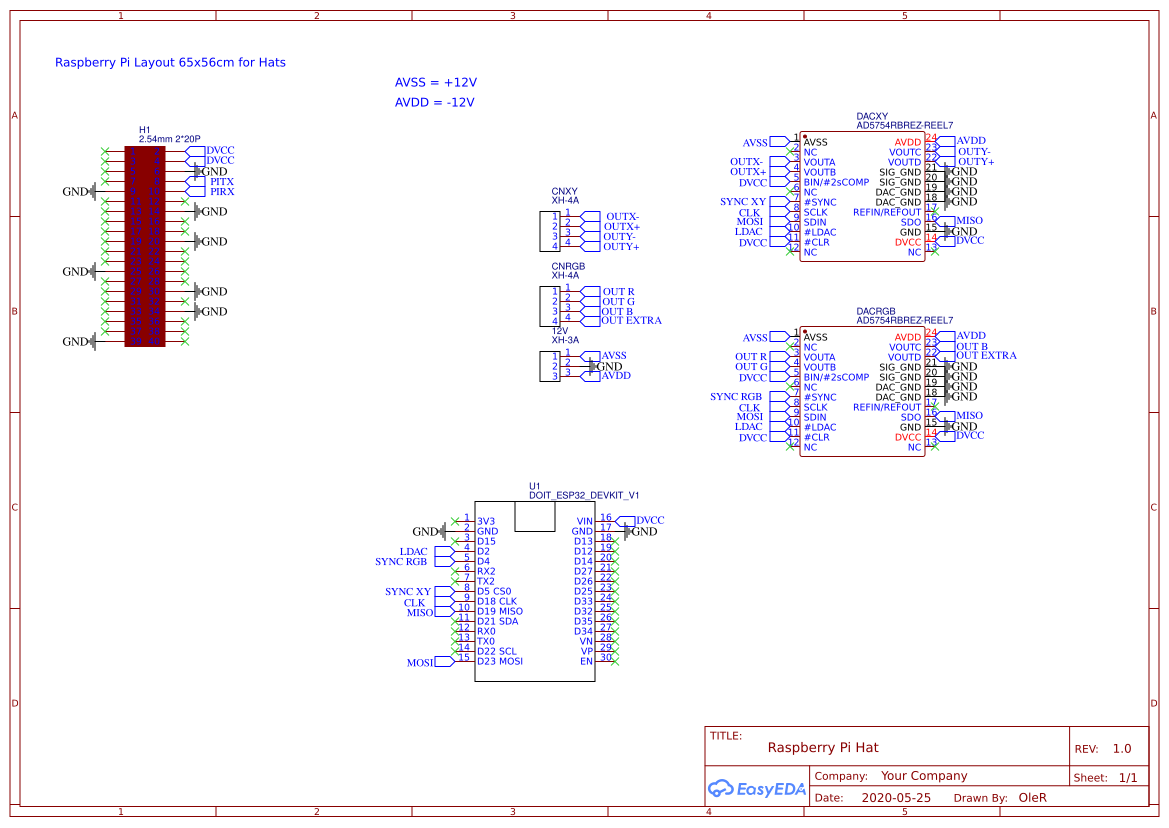 Pi-ILDA-prebuild-esp32 - OSHWLab