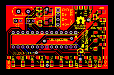 Universal USB HID GamePad/Keyboard copy - EasyEDA open source hardware lab